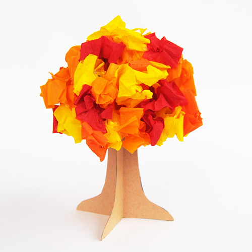 3D Paper Tree Kids Crafts Fun Craft Ideas FirstPalette