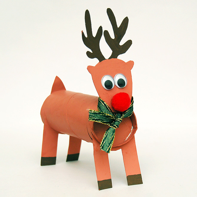 TP Roll Reindeer Kids Crafts Fun Craft Ideas FirstPalette