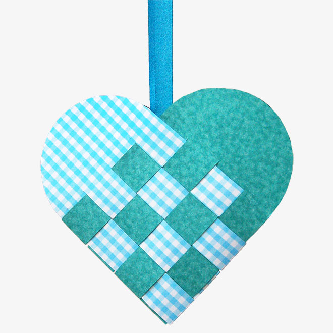 Woven Heart Basket Kids Crafts Fun Craft Ideas FirstPalette