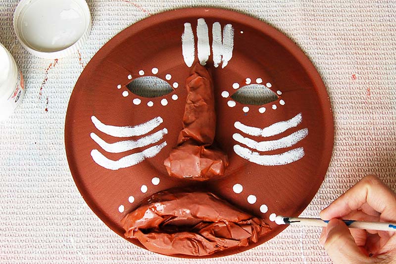 African Paper Plate Mask Kids Crafts Fun Craft Ideas 