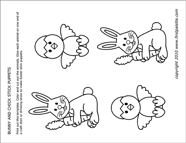 Easter Eggs | Free Printable Templates & Coloring Pages | FirstPalette.com