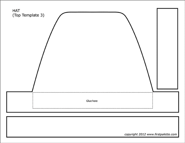 Paper Hat Templates Free Printable Templates Coloring Pages FirstPalette