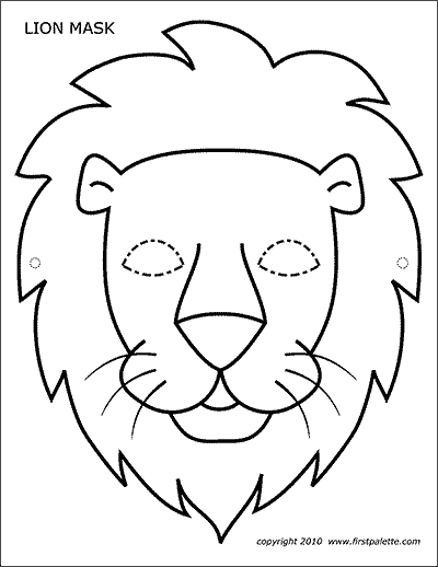Lion Free Printable Templates Coloring Pages FirstPalette