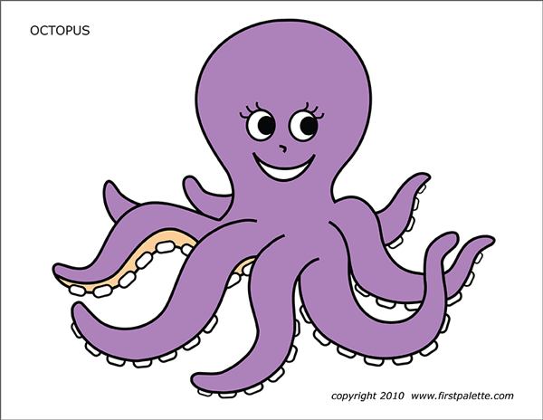 Octopus Stencil Printable